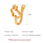 Diamond Clip-On Nose Ring Fake Piercing Nose Ring Nose Clips Fake Nose ...