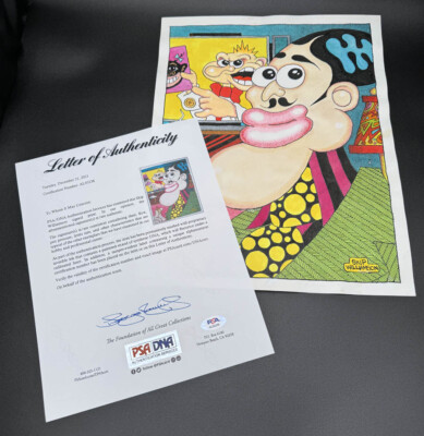 Skip Williamson AUTOGRAPHED 11x14 Sammy Smoot Blunt Watercolor Paint ...