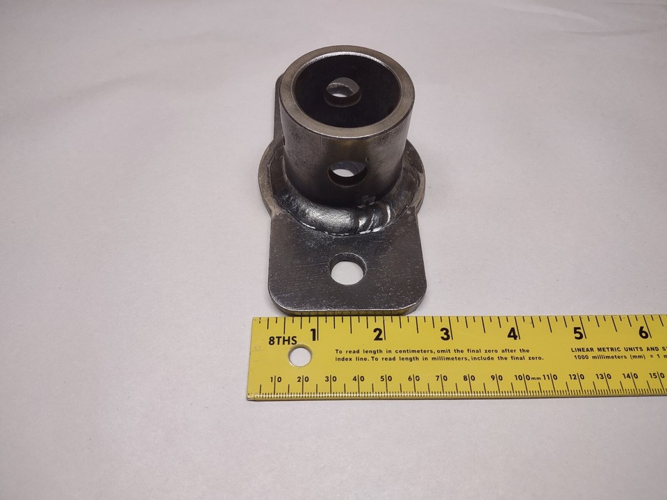 Bolt On Jack Mounting Tube / Spud - Metal Swivel Mount - Trailer Jack ...