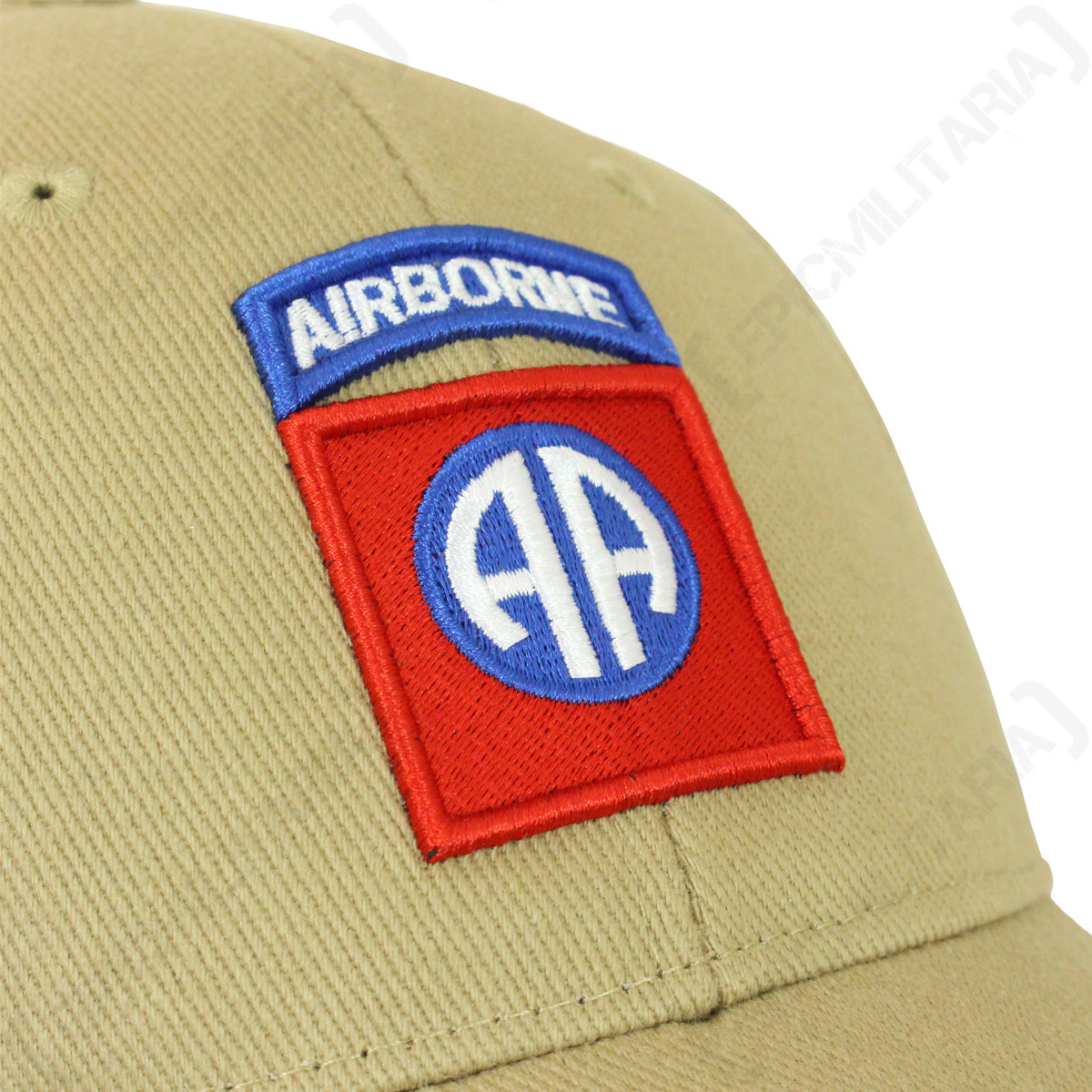 BROWN US WW2 82ND AIRBORNE LOGO BASEBALL CAP -ONE SIZE | eBay