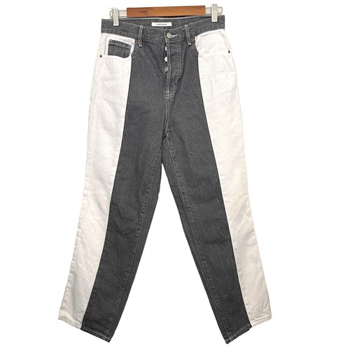 PacSun Womens Y2K High Rise Straight Jeans Sz 27 Colorblock Button Fly ...