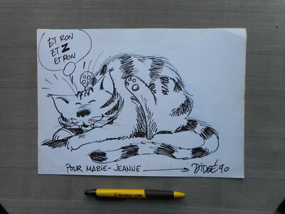 Didger Original Art Drawing on Very Good Condition Sheet | eBay