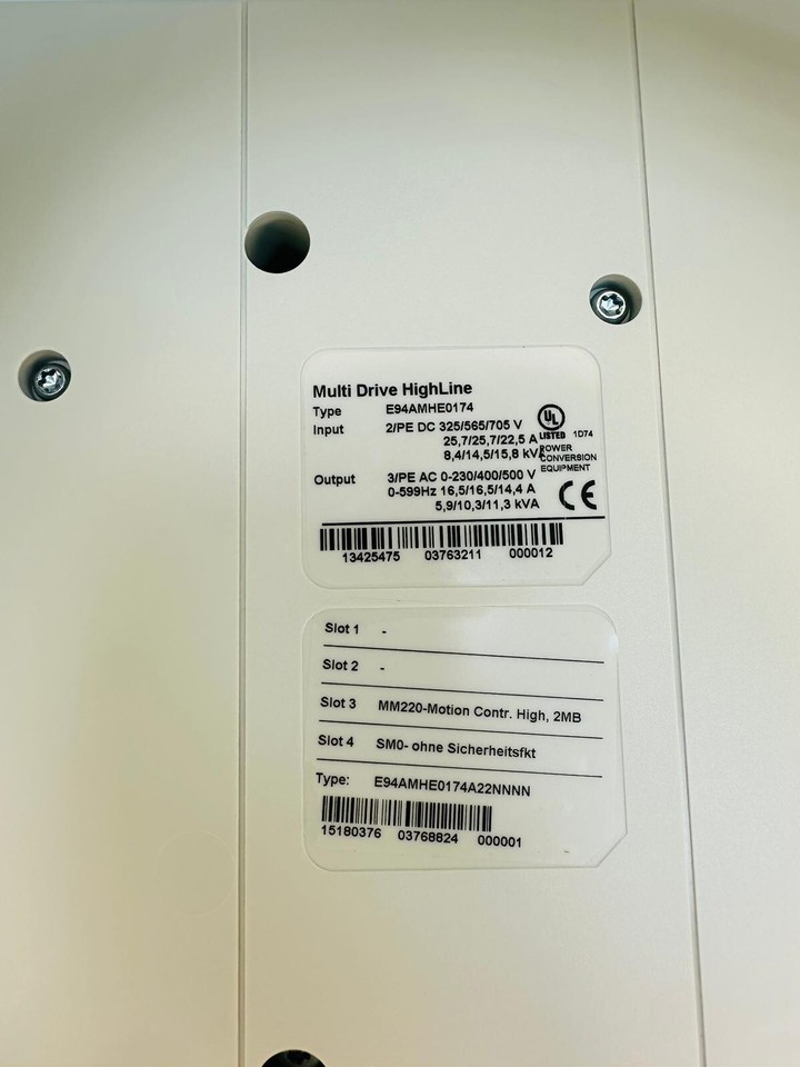 Lenze 9400 Multi drive High Line E94AMHE0174 Plus Modules | eBay