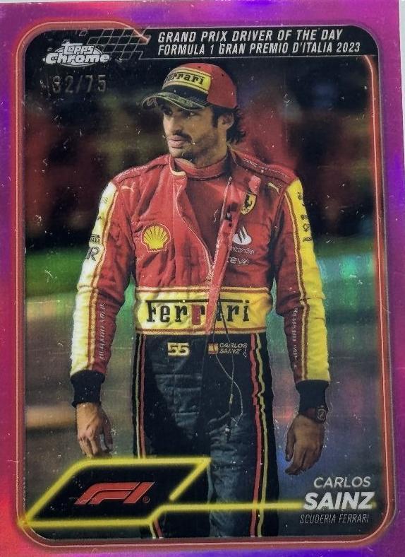 2024 Topps Chrome Formula 1 - Grand Prix Driver of the Day Carlos Sainz ...