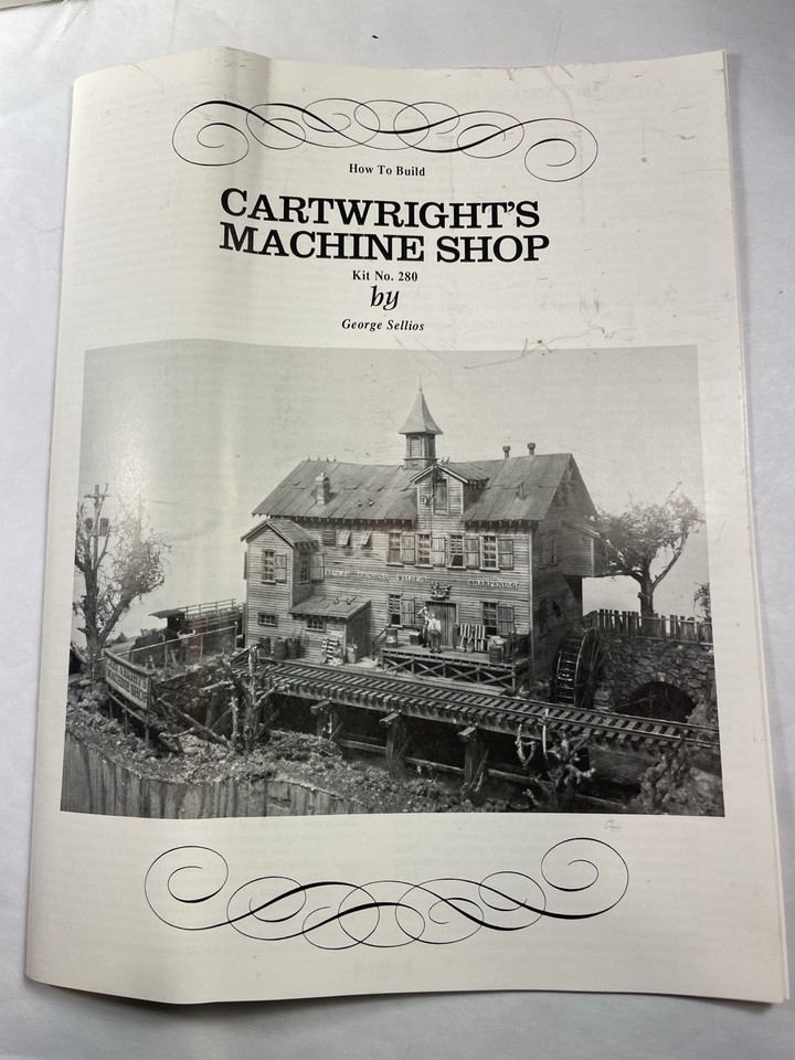 Fine Scale Miniatures Cartwright’s Machine Shop HO Scale Model Kit #280 ...