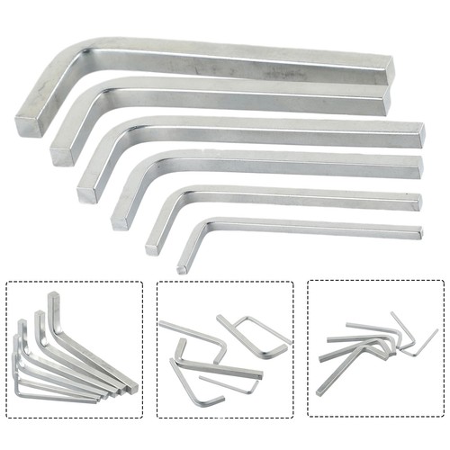 6Pcs L Shape Square Head Wrench Square Key 4 Point Wrench Screwdriver ...