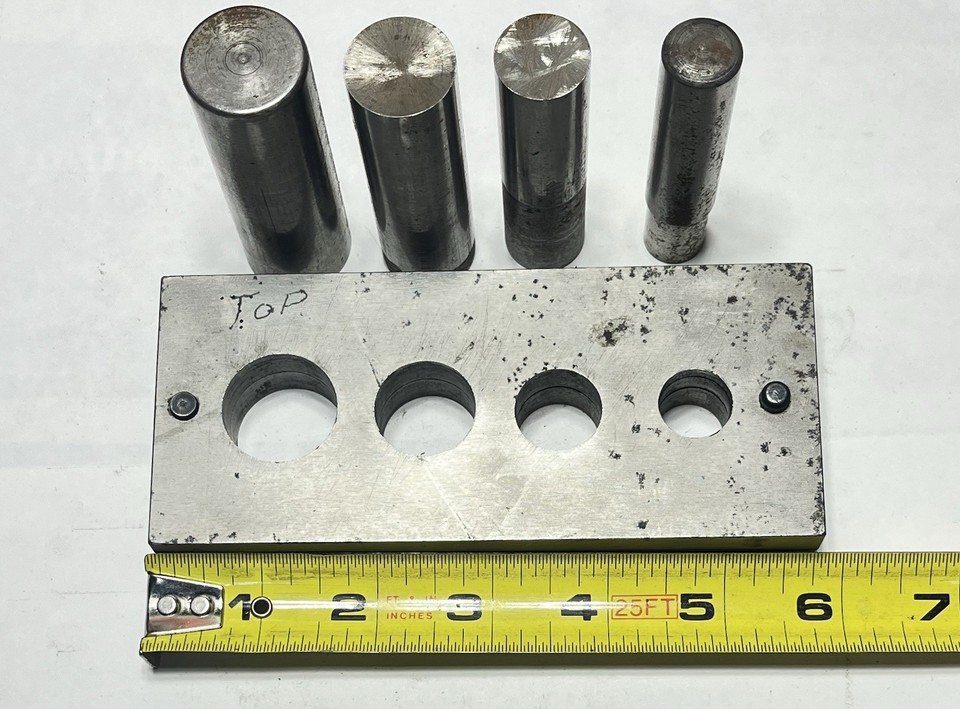 Shopmade Machinist/Jeweler Punch Rods And Blocks Used | eBay