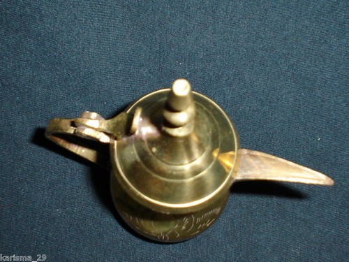 VINTAGE BRASS SAUDI MINI DALLAH COFFEE POT C1958 INDIA | eBay
