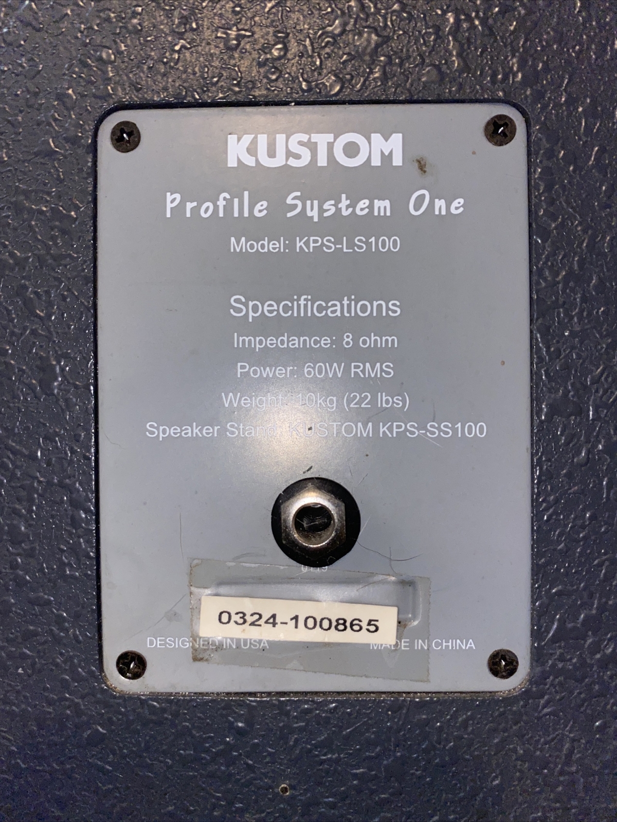 Kustom Profile System One AMP PA System KPS-PM100T, 2 KPS-LS100T | eBay