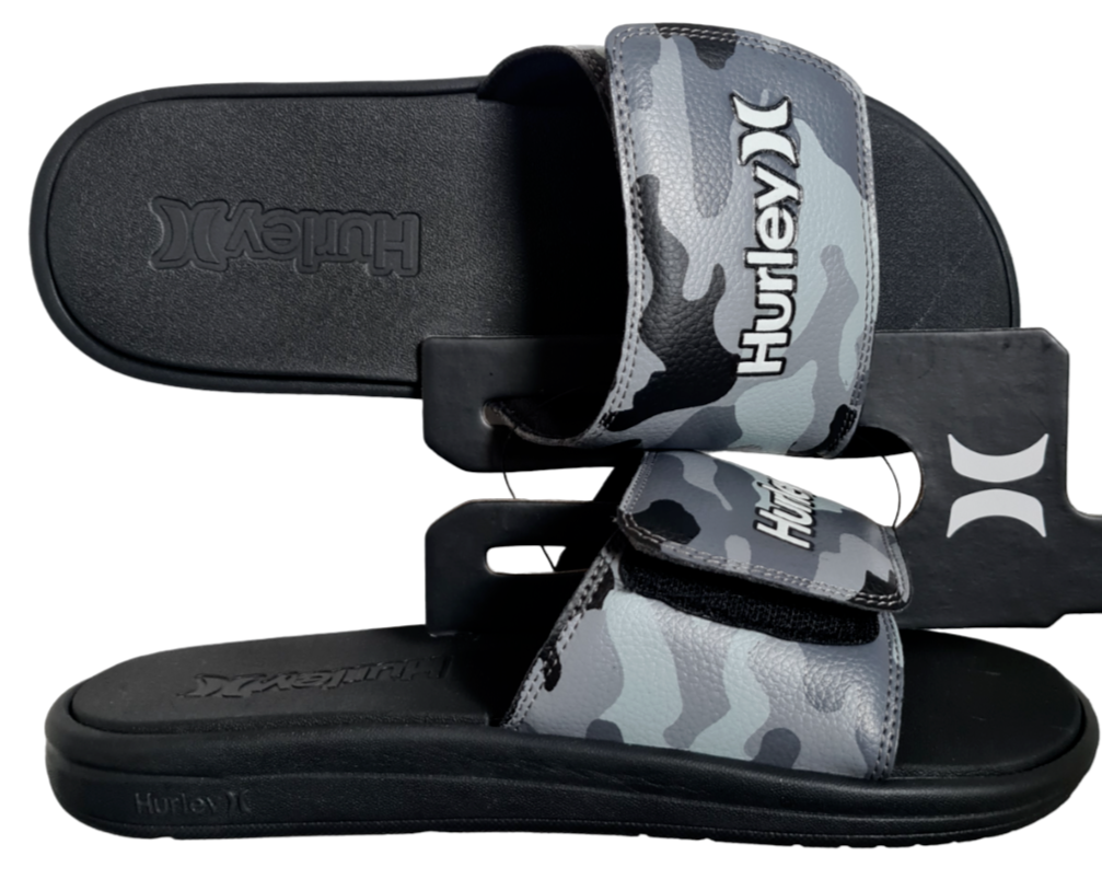 HURLEY SLIDERS RIP TAPE CLOSURE SIZES UK7 UK8 UK9 CHECK SIZING MEASURES ...