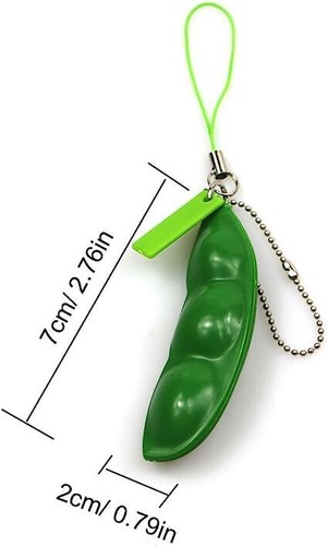 2x Squeeze Beans Green Peas in Pod Stress Relief ADHD Fidget Toys ...