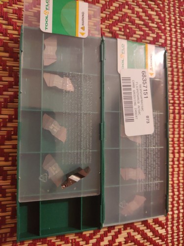 Tool Flo Grooving Inserts QTY5 FLG-3M250R-CB AC50C 2.5mm Wide | eBay