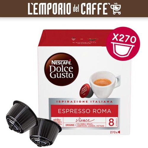 270 Capsules De Café Nescafé Dolce Gusto Roma Goût Riche Et Rond Format ...