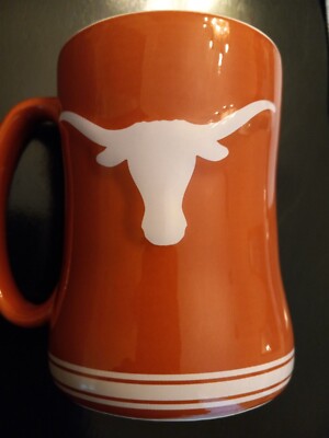 Texas Longhorns cup mug UT Bevo Austin New never used Micro safe | eBay