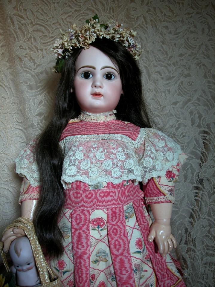 Antique Depose Tete Jumeau Doll c/m bisque Head Marked Composition Body ...