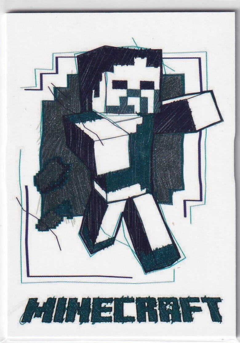 Minecraft Zombie Drawing
