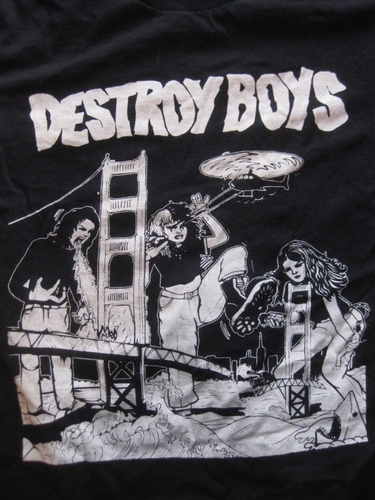 DESTROY BOYS - black T-Shirt Medium M - PUNK | eBay