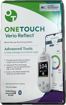 OneTouch Verio Reflect Blood Glucose Monitoring System | eBay