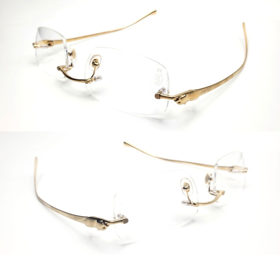 Authentic Cartier Gold Panthere Glasses CT00580 | eBay