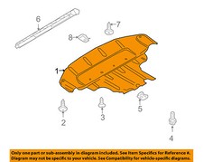 Audi 7L8825285C Genuine OEM Factory Original Splash Shield for sale ...