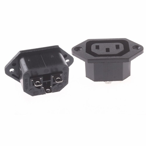 IEC-320 C13 Female PCB Mount Panel Power Socket | eBay