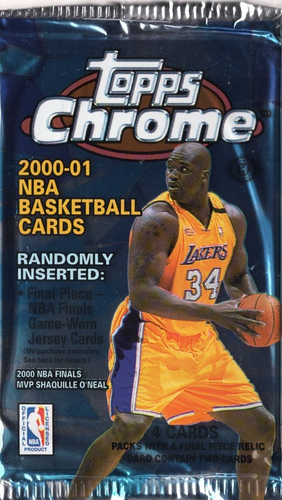 00/01 Topps Chrome Basketball pack Kobe, Duncan Refractors NICE | eBay