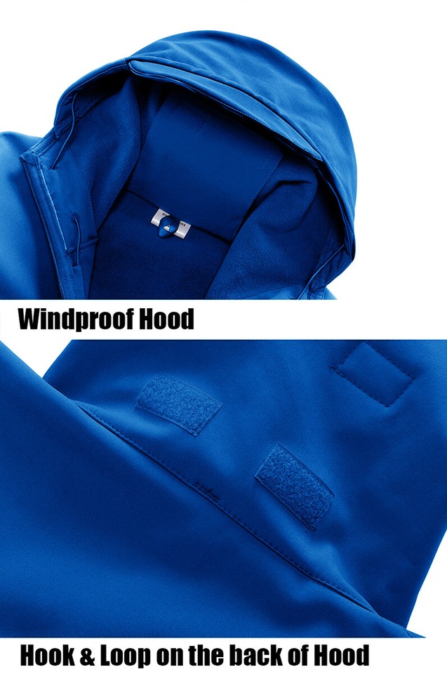 Mens Outdoor Hiking Training Jacket Winter Softshell Work Coat Fall ...