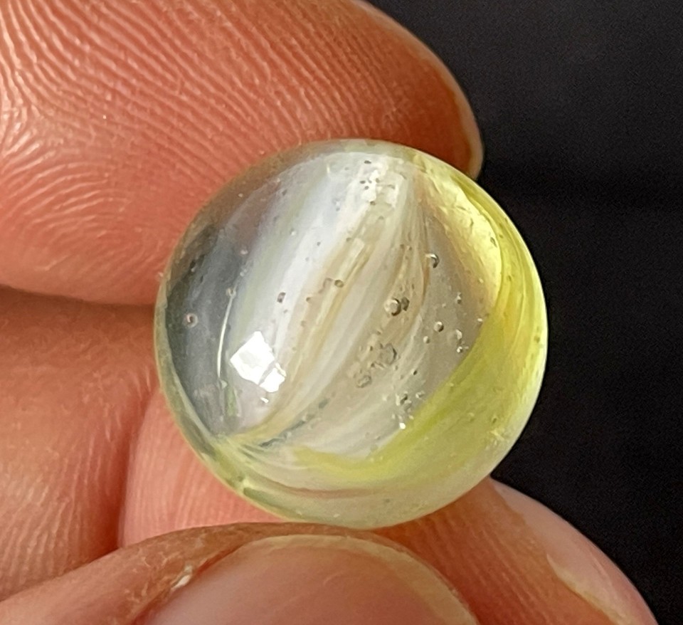 Vintage 16-17mm European Sparkler Machine Made Glass Marble 5/8"-11/16 ...