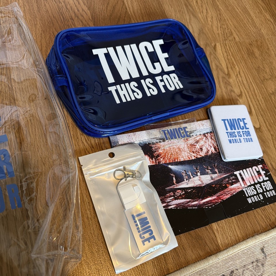 Official TWICE This is For 2026 Concert Tour VIP Merch Bag K-pop Mirror ...