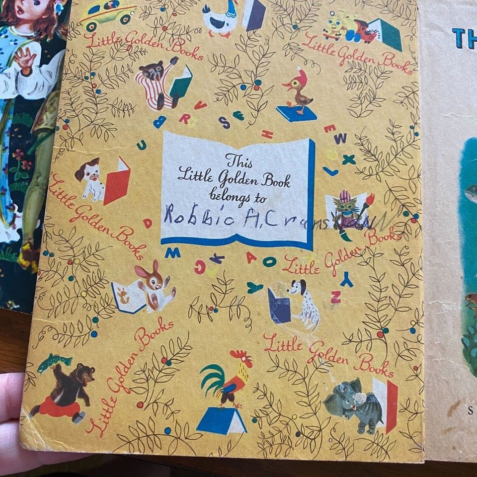 VTG Little Golden Book lot Hymns Deep Blue Big Bird Jungle Book | eBay