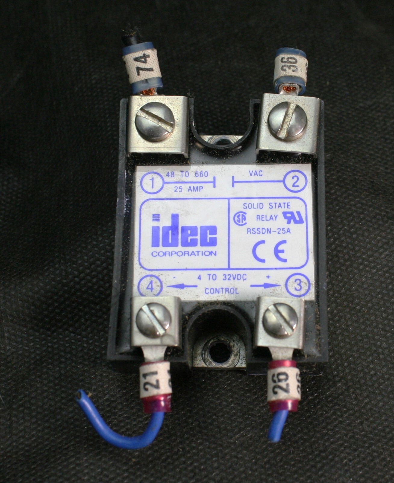 One (1) IDEC RSSDN-25A Solid State Relay 32VDC 25A | eBay