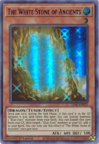 Yugioh - The White Stone of Ancients - 1st Ultra Rare Purple NM - Free ...