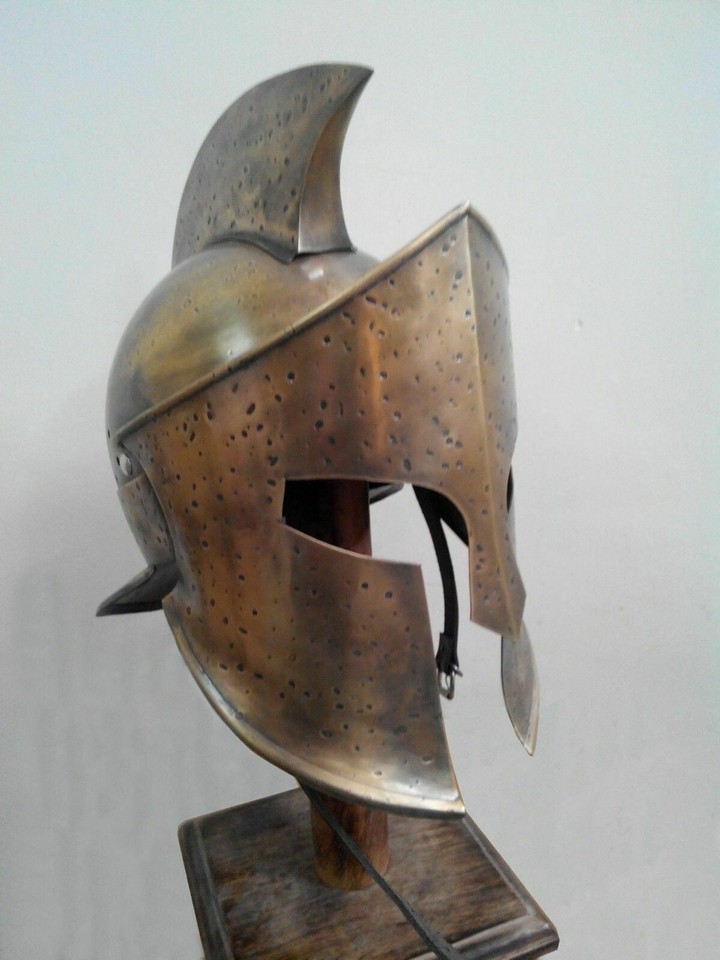 Leonidas Helmet 300 Spartan King Medieval Movie Roman Greek Armor ...