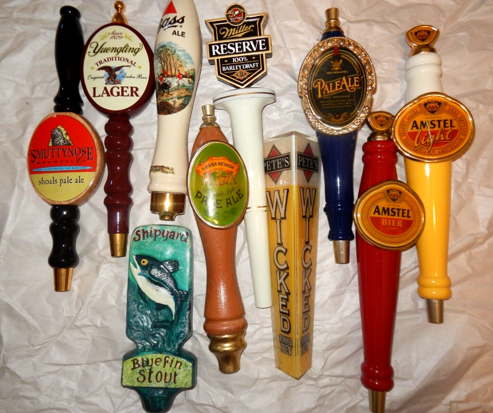Vintage beer taps handle collection lot of 10 | eBay