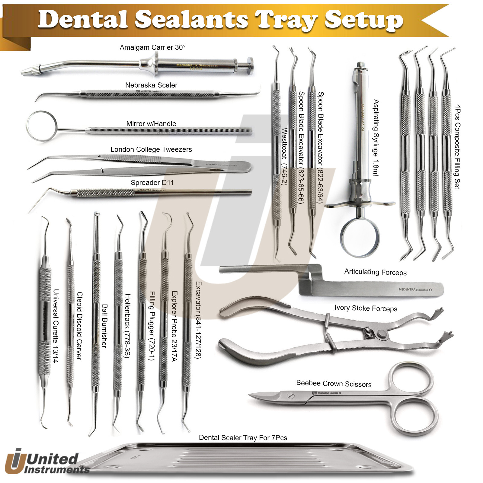 Dental Sealants Tray Crown Restorative Composite Operative Dentistry ...