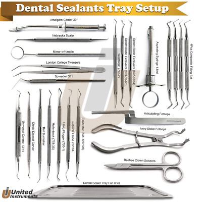 Dental Sealants Tray Crown Restorative Composite Operative Dentistry ...