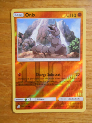 Carte Pokémon Holo reverse Onix 110 PV 103/236 (Harmonie des esprits ...