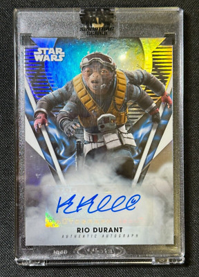 Rio Durant 2023 Topps Star Wars Signature Series Katy Kartwheel Auto ...
