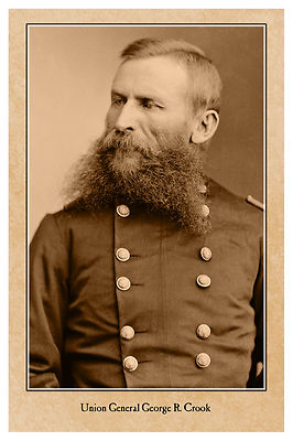GEORGE CROOK Union General Civil War Vintage Photo RP CARD CDV | eBay