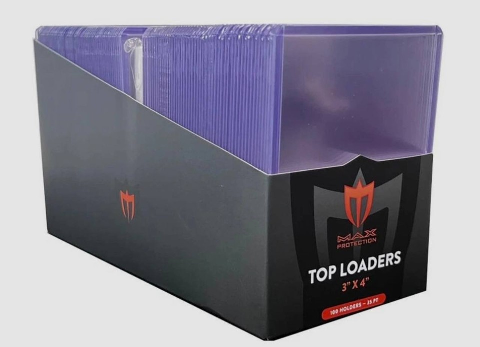 1000 Pro 3x4 Sports Card Regular Toploaders Bulk Case New Top Loaders ...