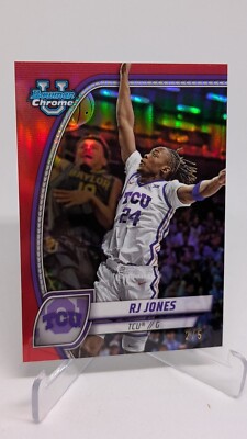 2024-25 Bowman Chrome University Basketball RJ Jones Red 2/5 #84 | eBay