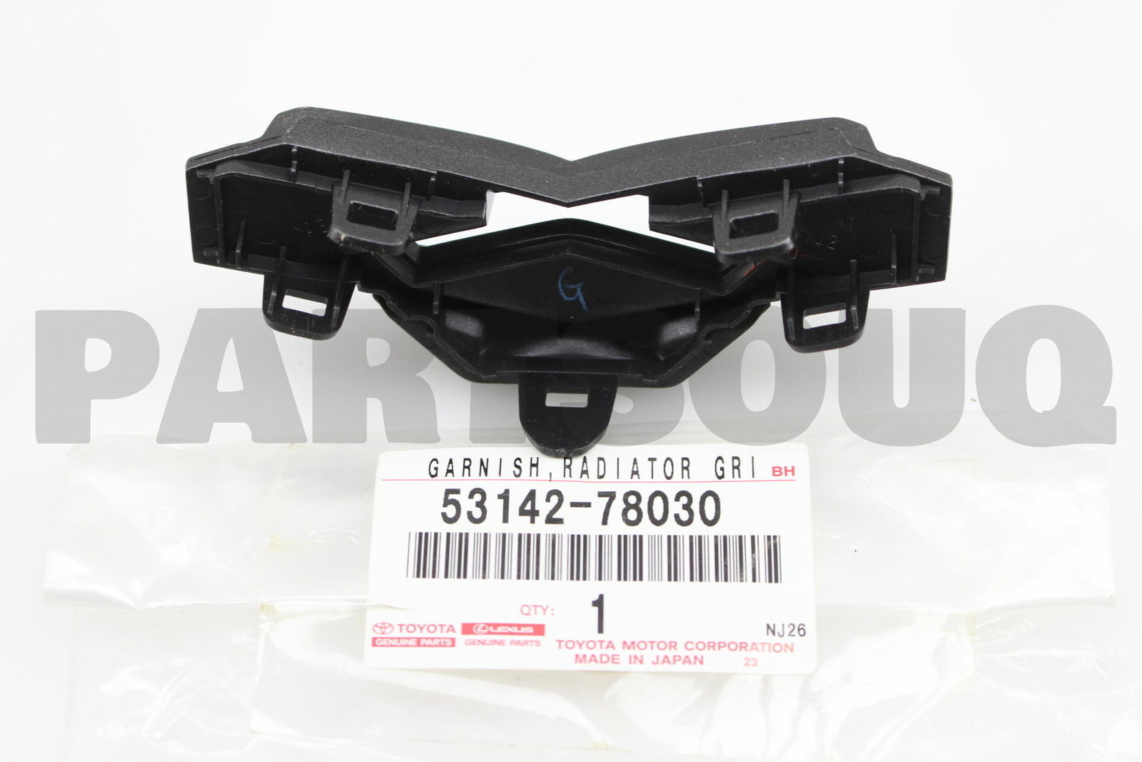 5314278030 Genuine Toyota GARNISH, RADIATOR GRILLE, NO.1 53142-78030 | eBay