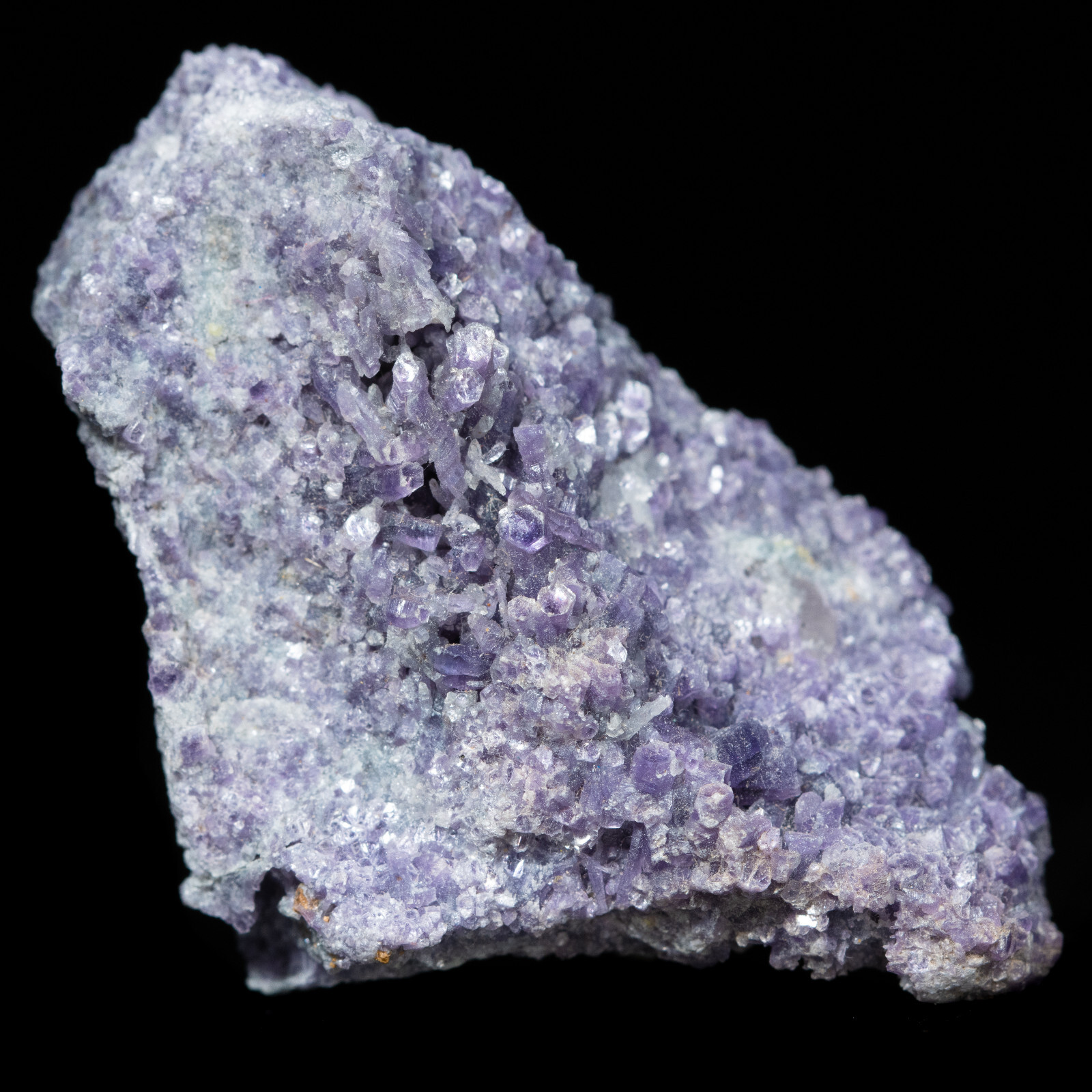 Color changing Chromoamesite / Amesite crystals on chromite. Sarany ...