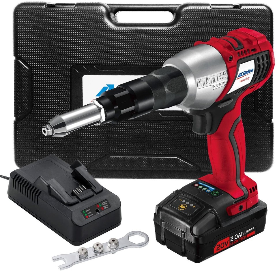 ACDelco Cordless Li-ion 20V MAX. BLDC Motor Rivet Gun **TOOL ONLY** | eBay