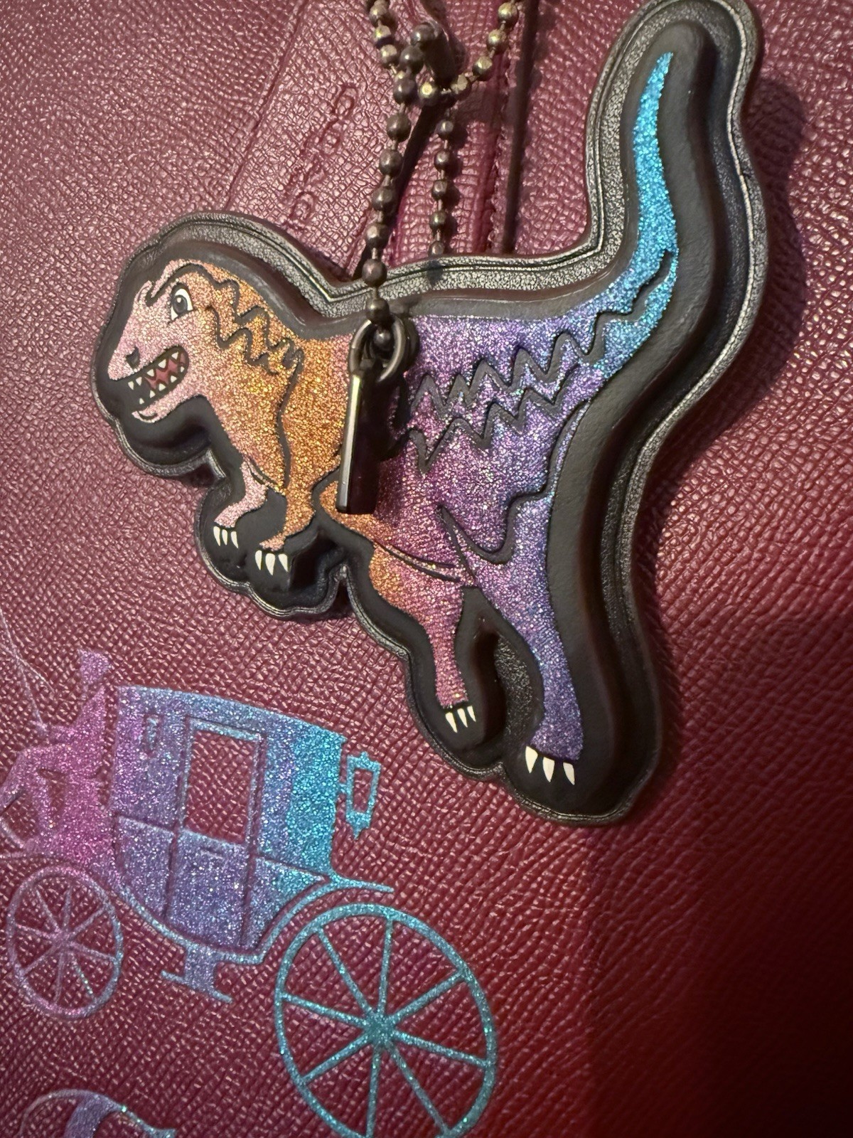 Coach REXY & Carriage Tote Set w/ matching Wristlet & Glitter Rexy Bag ...