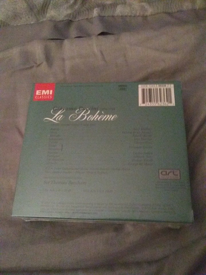 New Puccini: La Boheme / Beecham [Box] 2-CD Set (1997, EMI/Columbia ...