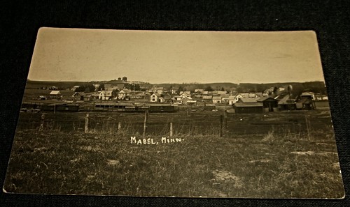 RPPC - Town View of Mabel Minnesota Vintage Postcard | eBay
