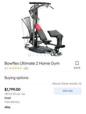 Bowflex Ultimate 2 Home Gym | eBay