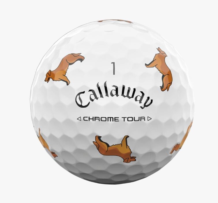 Callaway Chrome Tour Let the Big Dog Eat – Golden Retriever Golf Balls ...