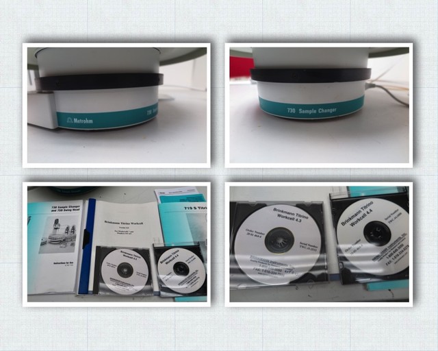 Metrohm 855 Robotic Titrosampler 730 Sample Changer Controller 722 ...